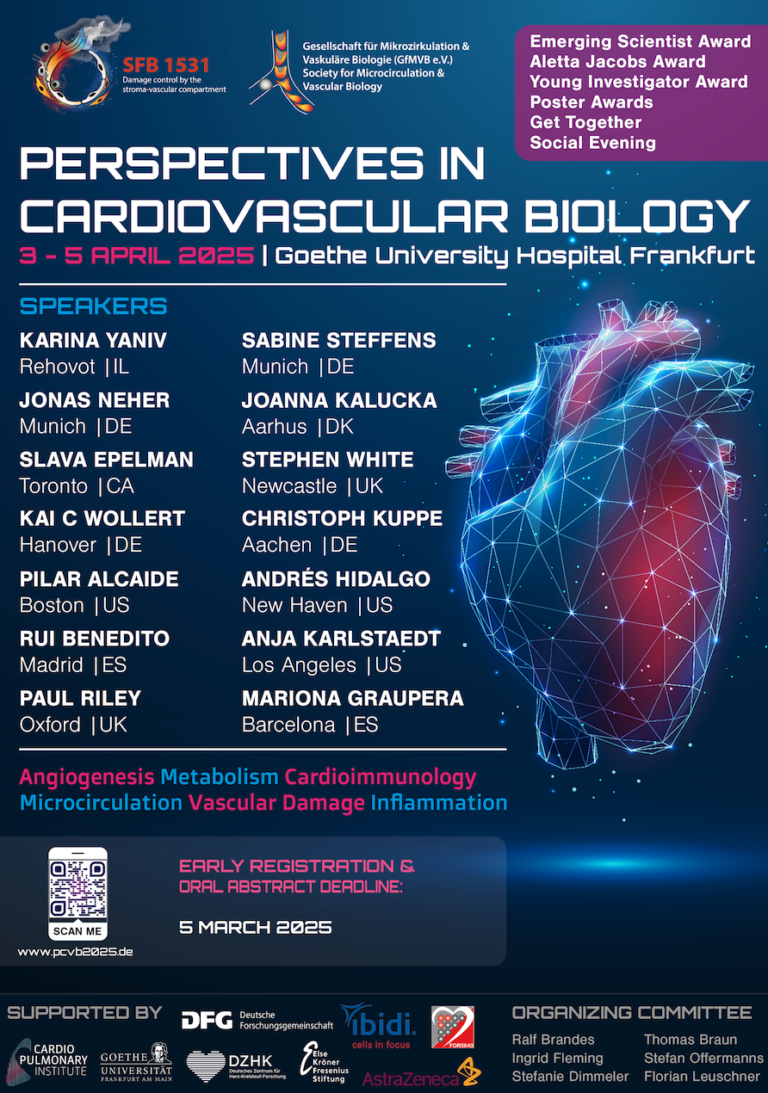 Perspectives in Cardiovascular Biology 2025 - European Vascular Biology ...